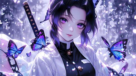 Shinobu Kochou 4k Ultra Hd Wallpaper Demon Slayer Kimetsu No Yaiba