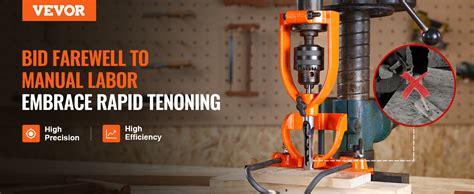 Vevor Mortising Attachment For Drill Press 4 Model Drills Square Hole Chisel Set Bench Drill