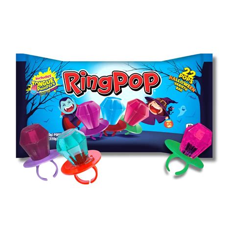 Halloween Ring Pops Individually Wrapped Lollipops