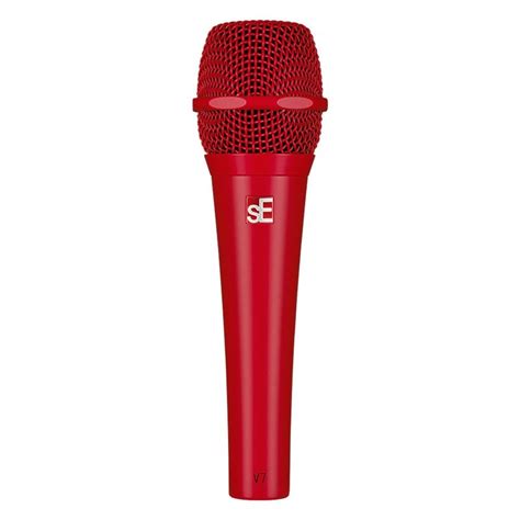 Se Electronics V7 Redレッドダイナミックマイクスーパーカーディオイドボーカルマイク超単一指向性エス
