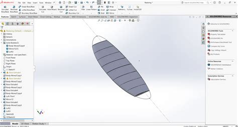 Please Help Me Design Elliptical Wing Tip Rsolidworks