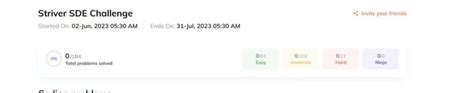 prabhat jain on linkedin striverssheetchallenge dsa sdesheetchallenge