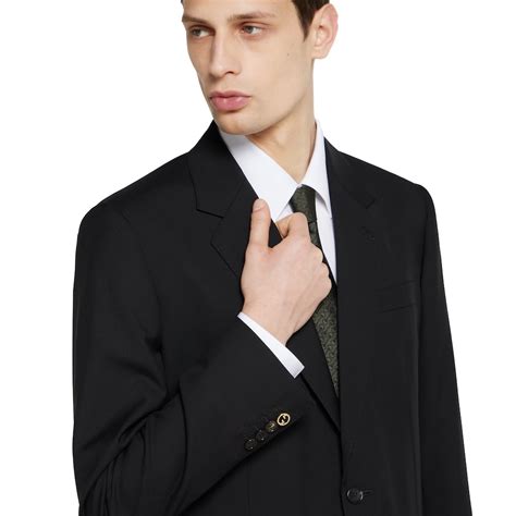 Wool Suit In Black Gucci® Nl