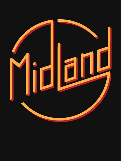 Midland Music Logo Band Vintage T Shirt For Sale By Brittanyalder
