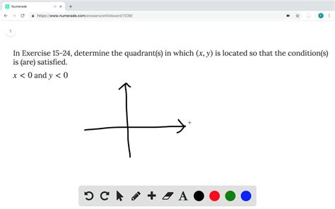 Solvedin Exercise 15 24 Determine The Quadrants In Which X Y Is