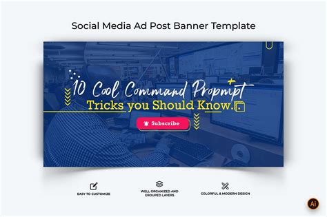 Computer Hacking Tricks Facebook Ad Post Graphic By 3djagan · Creative