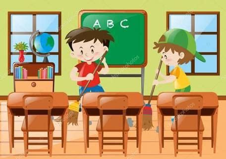 Resultado De Imagen Para Niños Barriendo El Aula Aula Imágenes De Niños Niños