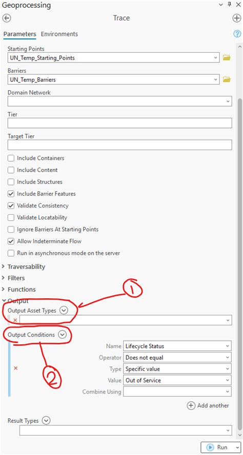 Solved Include Only Some Barrier Features In Subnetwork D Esri Community