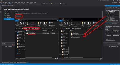 Generated Code Projects Stored In Two Places · Issue 68 · Dotnetmachinelearning Modelbuilder