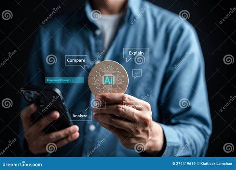 Ai Technology System Businessman Using Chat Bot Intelligence Ai Stock Image Image Of Internet