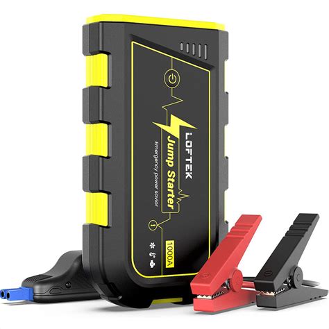 Loftek Car Battery Jump Starter 1000a Peak 10400mah Jump Box