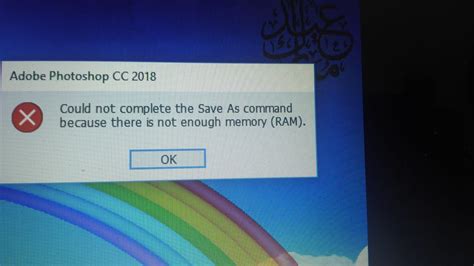 Solved Error In Photoshop Adobe Community