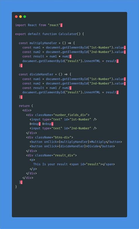 Hafiz Talha On Linkedin Write A Javascript Program To Calculate Multiplication And Division Of Two