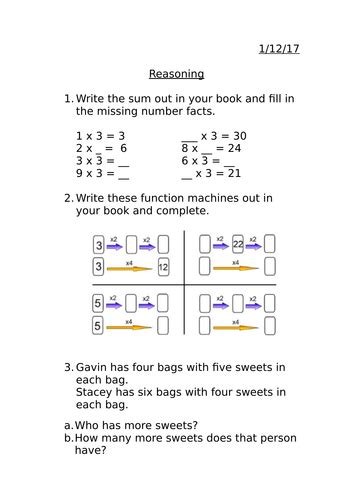 Multiplication And Division Reasoning Mastery Teaching Resources