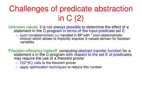 Ppt Automatic Predicate Abstraction Of C Programs Powerpoint