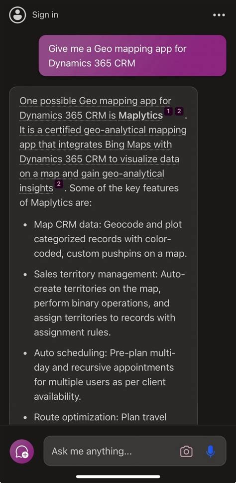 Microsoft Copilot Recommends Maplytics To Enhance Field Efficiency In