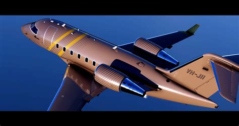 Hotstart Challenger 650 Bombardier Desert Vh Jii X Planeto