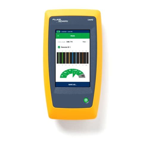 Fluke Networks Cableiq™ Qualification Tester Rapid Tech