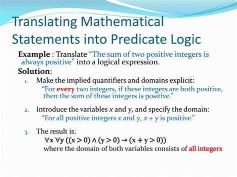 Ppt Discrete Mathematics More Discussions On Quantifiers Powerpoint