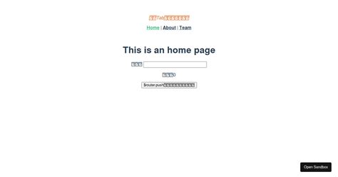 Keep Alive Router View Examples CodeSandbox