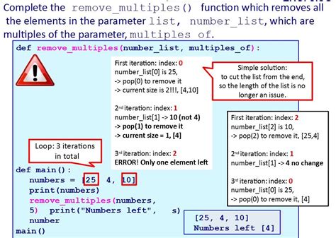 solved complete the remove multiples function which