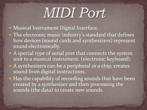 PPT PORTS AND CONNECTORS PowerPoint Presentation Free Download ID