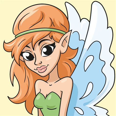 How To Draw Tinkerbells Face