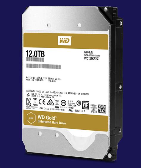 Western Digital Ships 12 Tb Wd Gold Hard Drives Techpowerup
