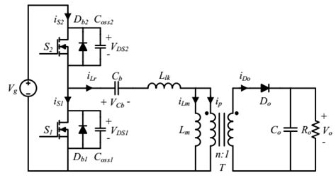 Hybrid Switching Open Loop Asymmetrical Half Bridge Fly Back DC To DC Download Scientific