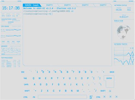 How To Install Edex Ui Terminal Emulator On Linux Mint Cloudspinx