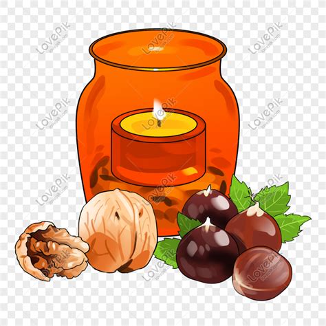 손으로 그린 추수 감사절 촛불 그림 Png 일러스트 무료 다운로드 Lovepik