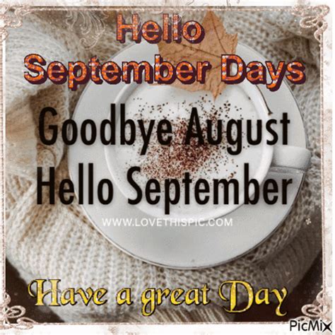 Hello September Gif Hello September Discover Share Gifs