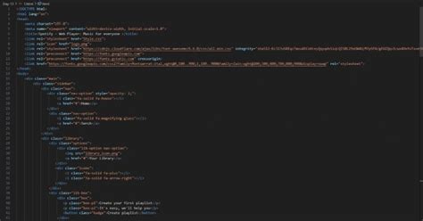 Day13 Webdevelopment Codingjourney Html Css Fronted Flexboxlayouts Cssprojects Spotify