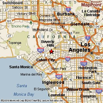 Where Is Century City Los Angeles Nbhd California See Regional Map