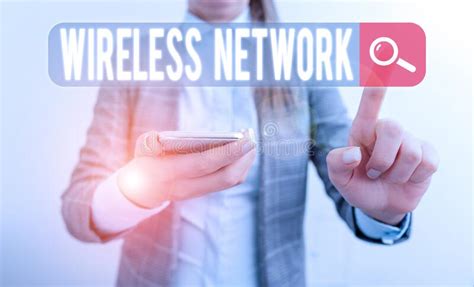 Text Sign Showing Wireless Network Conceptual Photo Computer Network That Uses Wireless Data