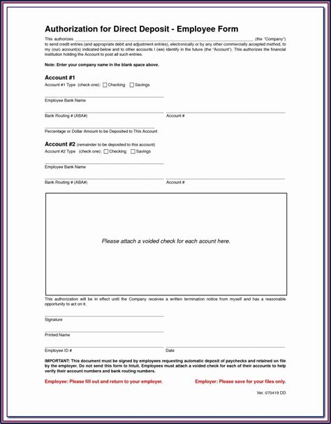 Sample Ach Deposit Authorization Form Form Resume Examples Ajydnez2l0