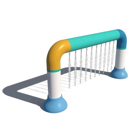 Small Size Door Shaped Water Ring Play Equipment