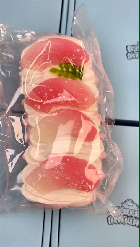 Peach Cream Roll Toast Taba Squishy Fluffykawaiistore Video Video