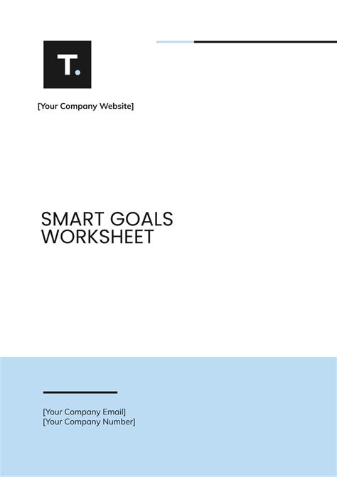 Smart Goals Worksheet Template Free Free Smart Goals Planning Template