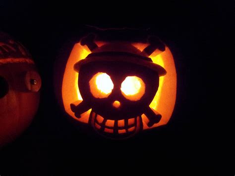 One Piece Pumpkin Stencil