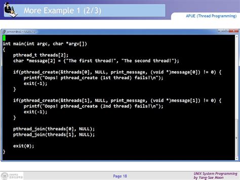 Linuxunix Programming Apue Thread Programming Ppt Download