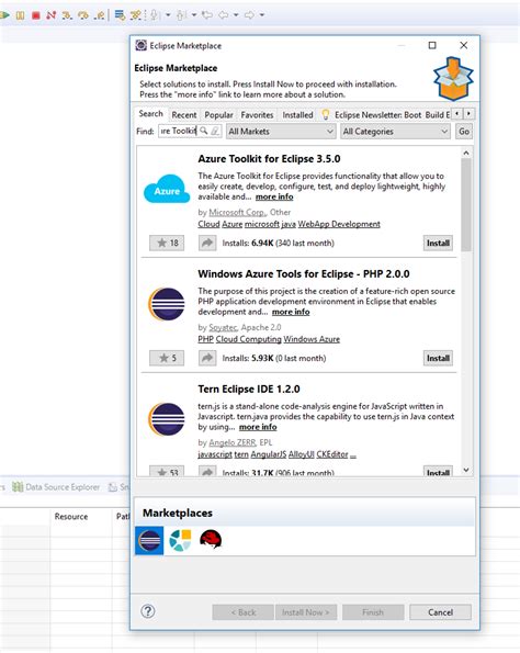Java Azure Toolkit For Eclipse Install Issue Stack Overflow