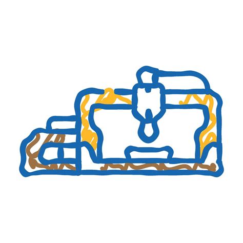 Cnc Machine Tool Work Icon Doodle Illustration 49839285 Vector Art At Vecteezy