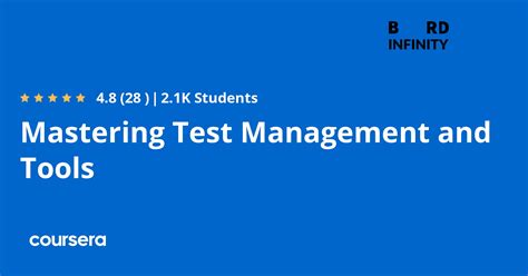 Mastering Test Management And Tools Coursera