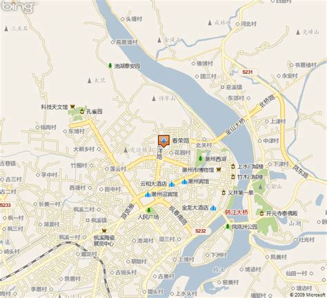 潮州市湘桥区地图
