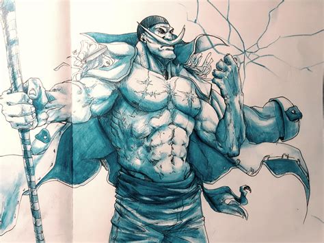 How To Draw White Beard One Piece