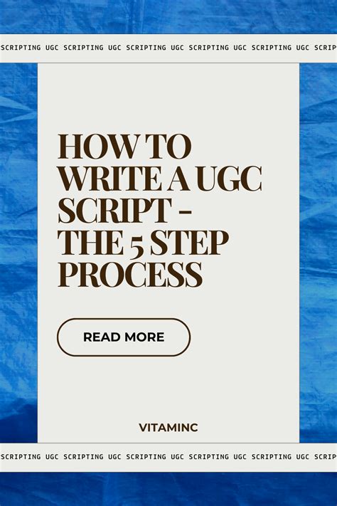 Best 12 How To Write A Ugc Script The 5 Step Process To Scripting