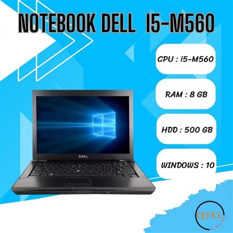 Notebook Dell Cpu I5 M560 Ram 8 Gb Hdd 500 Gb Windows 10 Shopee Thailand