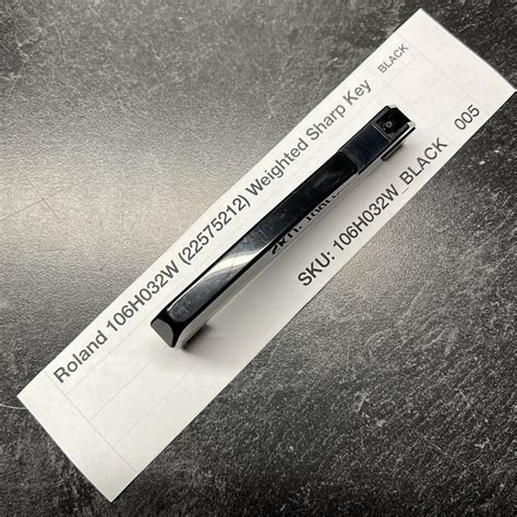 Original Roland Replacement Weighted Sharpblack Key Reverb