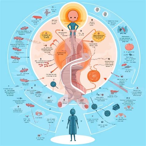Cancer Development Process Diagram Illustration Premium Ai Generated Vector